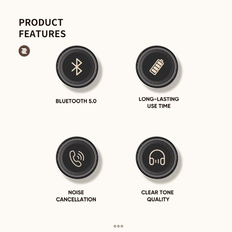 ROCK Space O2 HiFi Bluetooth 5.0 Wireless Headset with Mic, Support TF