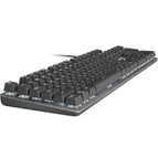 Logitech K845 CHERRY Blue Axis Backlit Mechanical Wired Keyboard, Cabl ...